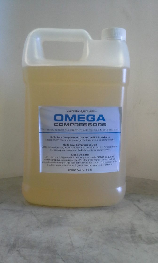 4L Omega Food Grade Compressor Oil - Bishop Industrial Products Ltd.